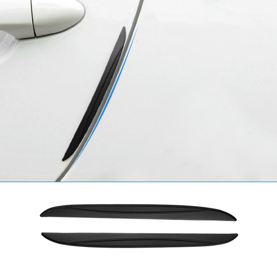 4pcs Car Door Bumper Guard Edge Scratch Protector Strip Sticker Trim ...