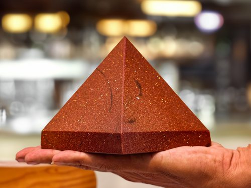 Large 110MM Red Goldstone Red Sandstone Crystal Healing Metaphysical ...