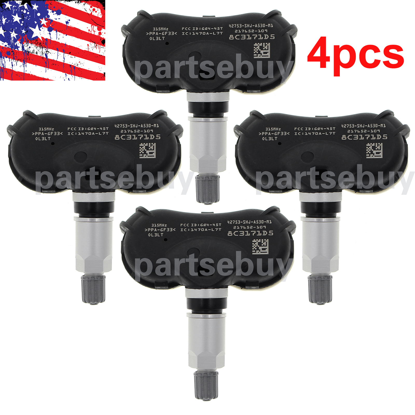 TPMS Tire Pressure Sensor For Honda Ridgeline Pilot Odyssey Acura 42753 ...