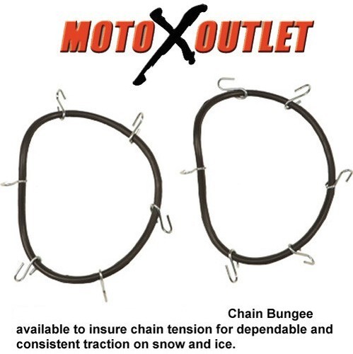 Atv Tire Chain Tensioner Pair Bungee Snow Bungies Ice Straps Set of Two ...