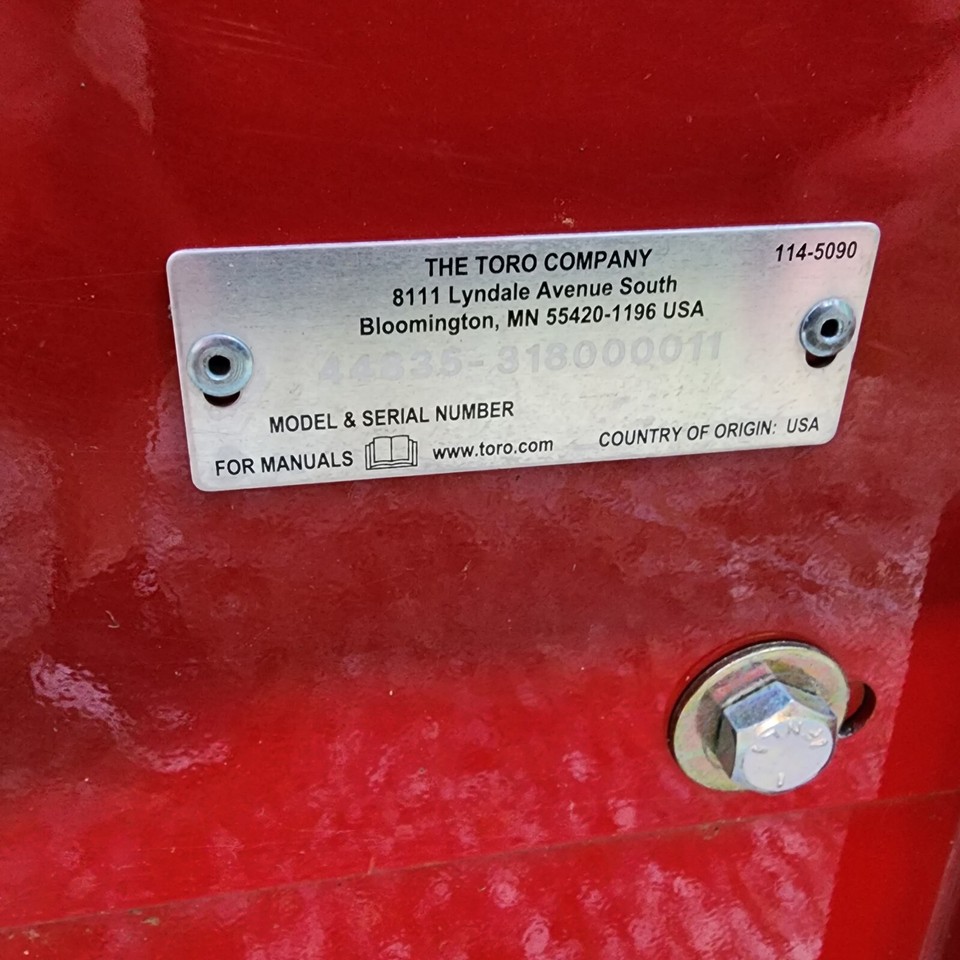 Toro Pro Sweep 5200 Debris Collector Sweeper | eBay