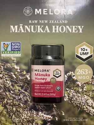 MELORA Raw New Zealand Manuka Honey UMF 10+ MGO 263+ (500g) | eBay