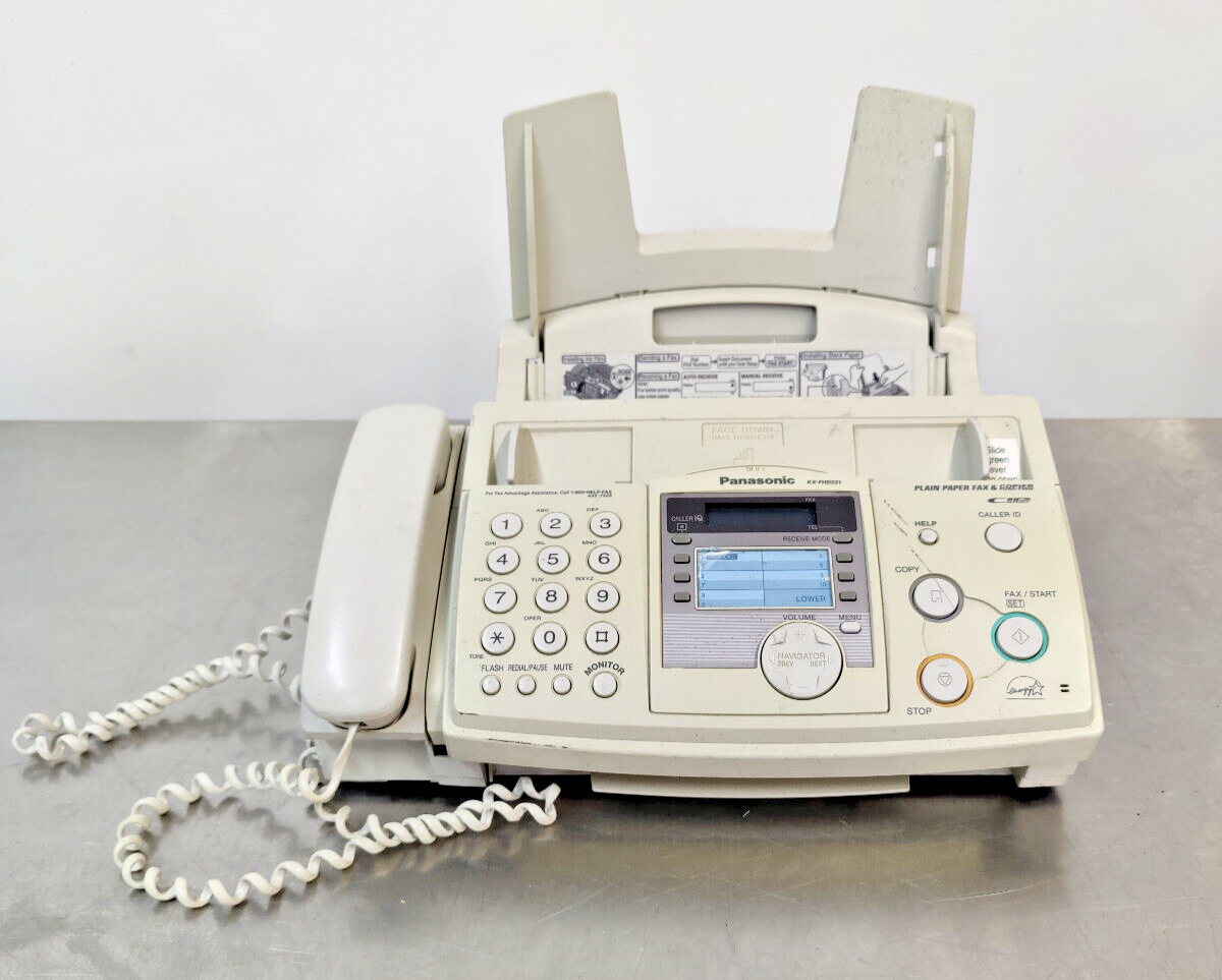 Panasonic, Facsimile, Plain Paper Fax Machine & Copier, KX-FHD331 | eBay
