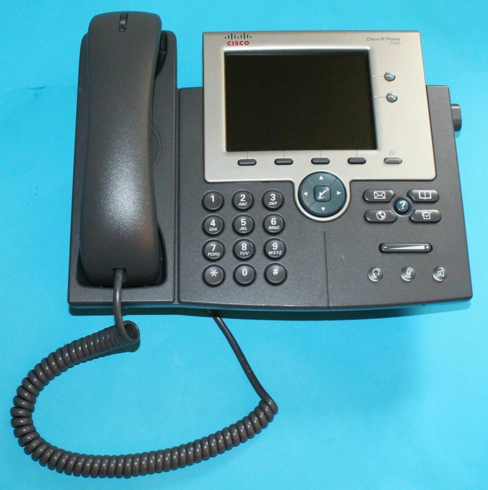 Cisco IP Phone 7945 VoIP IP Telephone Desk Phone - Model : CP-7945G ...
