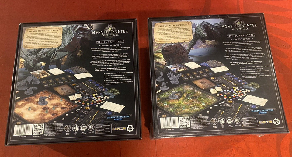 Monster Hunter World the Board Game: Ancient Forest & Wildspire Waste ...