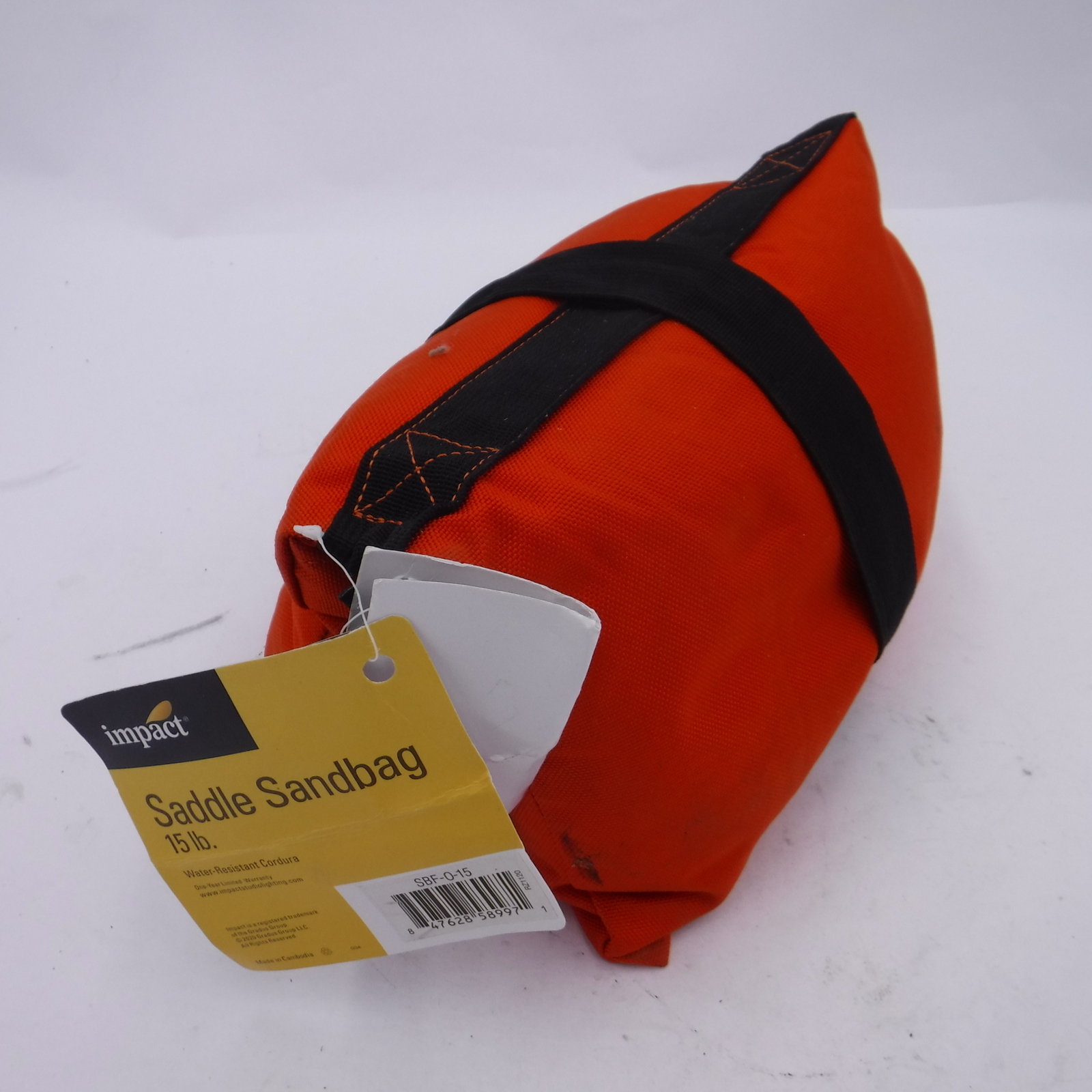 Impact SBF-O-15 Orange 15lb Filled Saddle Sandbag for sale online | eBay
