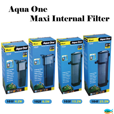 Aqua One Maxi 101F/102F/103F/104F Internal Filter 11331/11332/11333 ...