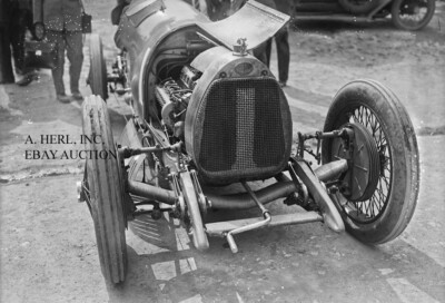 Delage factory racer Rene Thomas 1923 French Grand Prix Tours racing ...