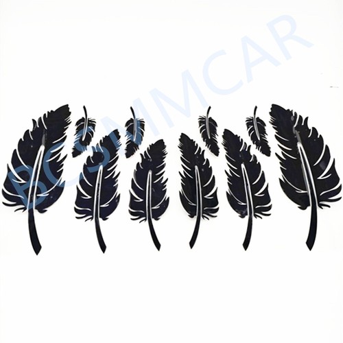 Car Stickers 3D Feather Vinyl Decal Full Sheet Waterproof For Door ...
