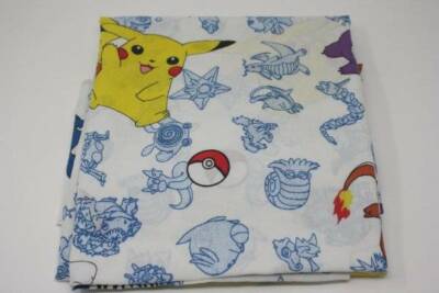 Vintage Pokemon Twin Bed Sheets Flat Fitted Nintendo 95,96,98 B4 | eBay