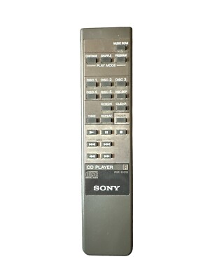SONY RM-D315 5 DISC CD CHANGER PLAYER REMOTE - OEM - CDP-C211 CDP-C215 ...