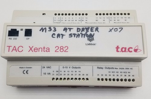 TAC Xenta 282 Controller #8406 | eBay