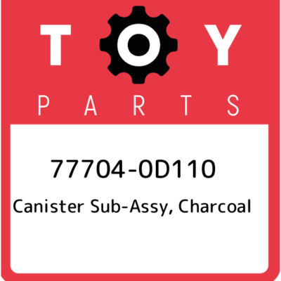 77704-0D110 Toyota Canister sub-assy, charcoal 777040D110, New Genuine ...