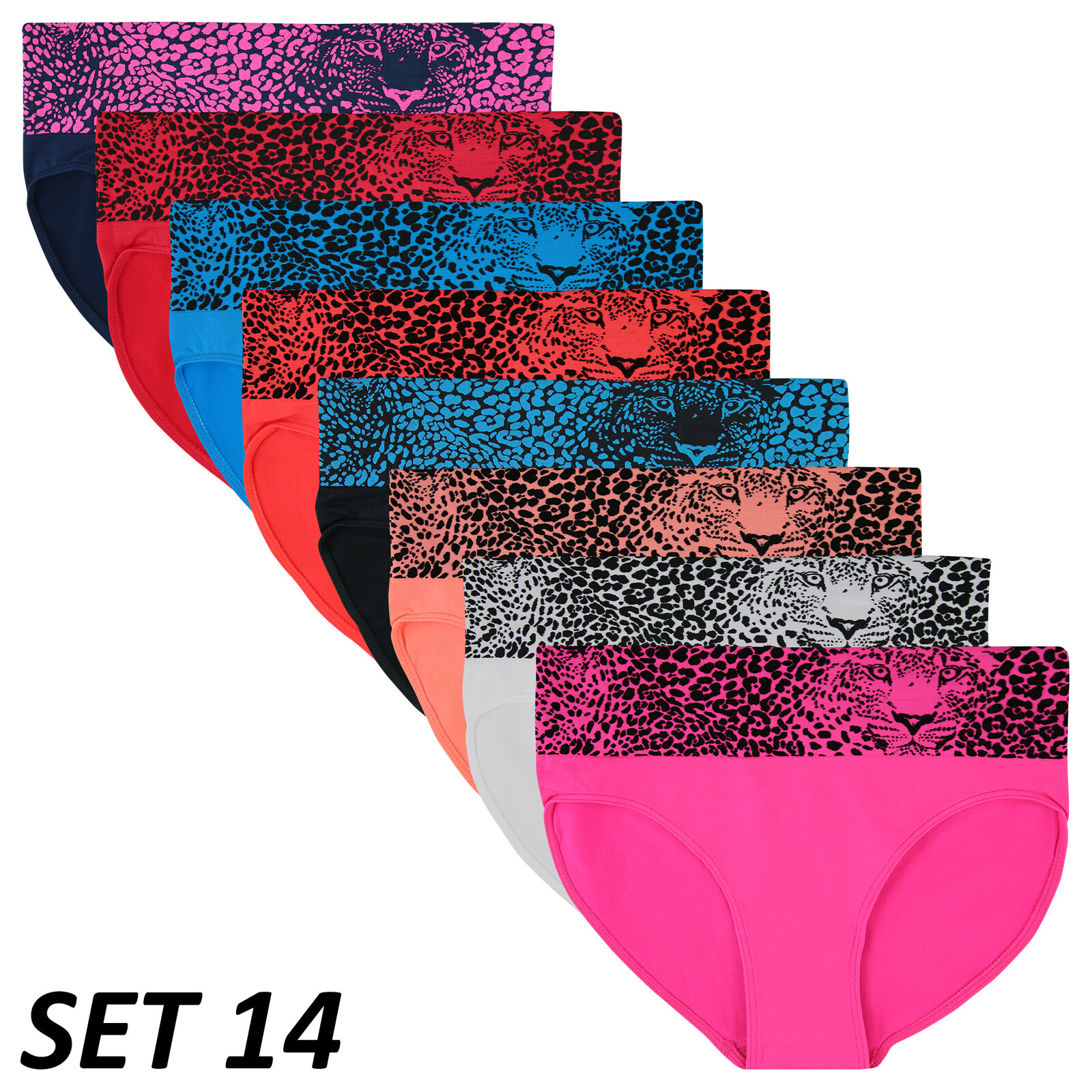 6er 12er Pack Damen Slip Microfaser Schlüpfer Unterhose S M L XL XXL ...