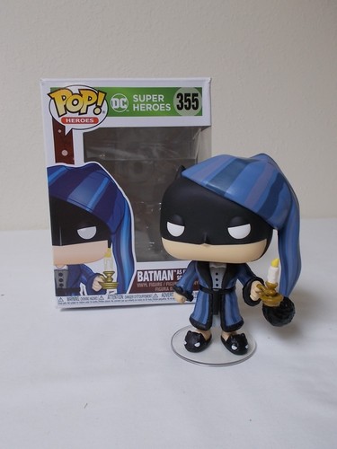 Funko POP! 2020 DC Superheroes #355 Batman as Ebenezer Scrooge figure w ...