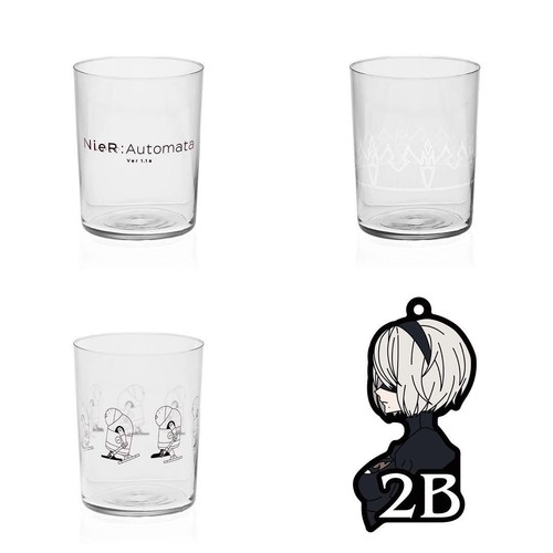 Glass 3 Types 2B Rubber Strap Nier Automata Lottery | eBay