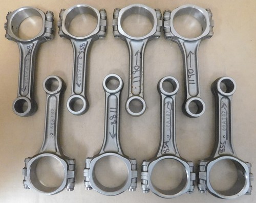 Scat 3-lCR5700P SBC Connecting Rods, 5.700 Long, 2.100 Jrnl, 4340 Steel ...