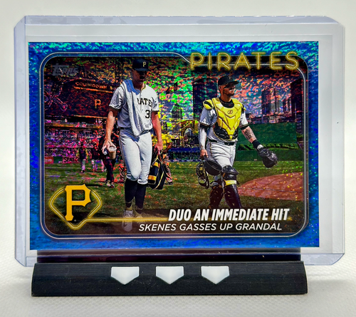 2024 Topps Update Veteran Combos Paul Skenes RC / Yasmani Grandal Blue ...