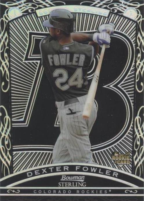 2009 Bowman Sterling - Dexter Fowler #BS-DF Black Refractor /25 (RC ...