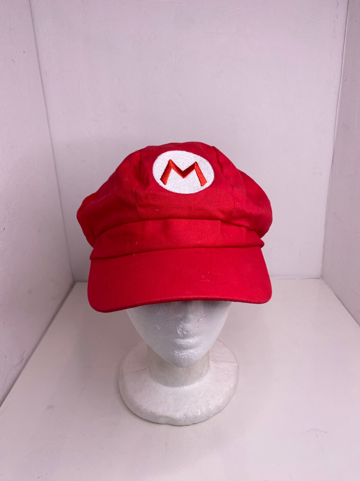🍌 Super Mario Bros Costume RED MARIO CAP Embroidered… - Gem