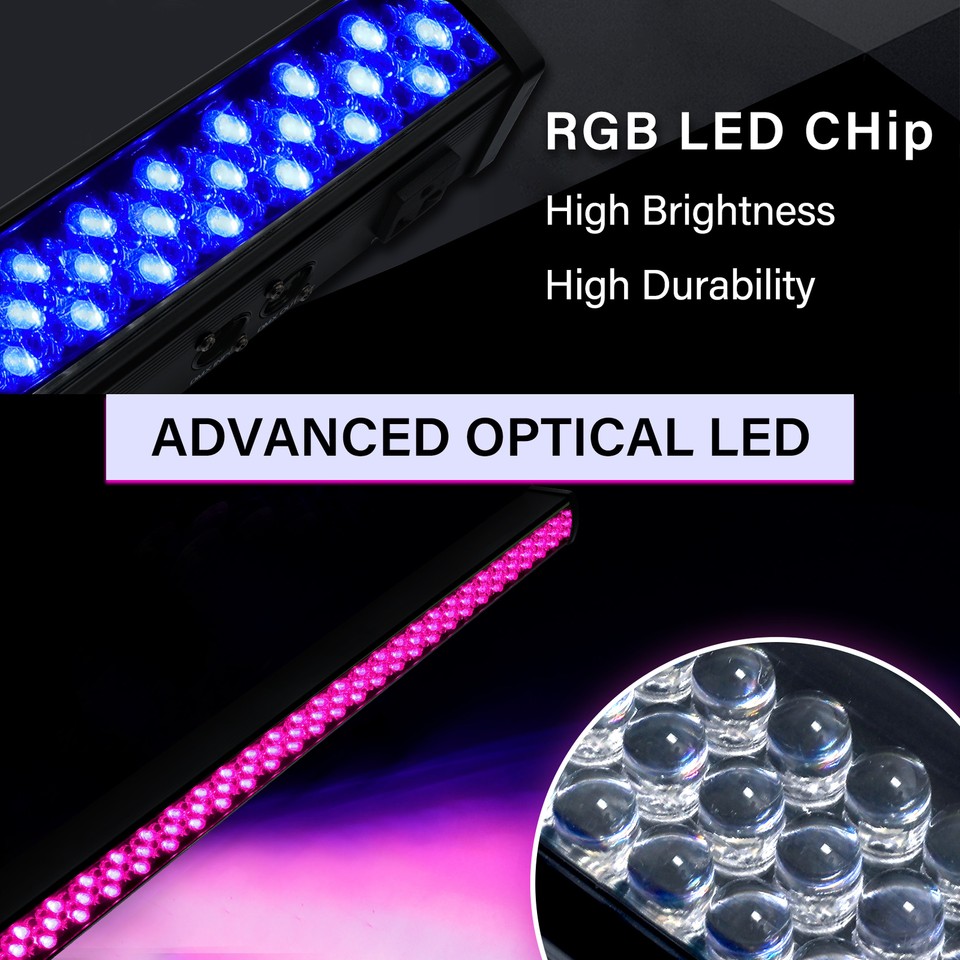 252 LED RGB Stage Wall Wash Bar Light DMX DJ Party Disco Lights LED ...