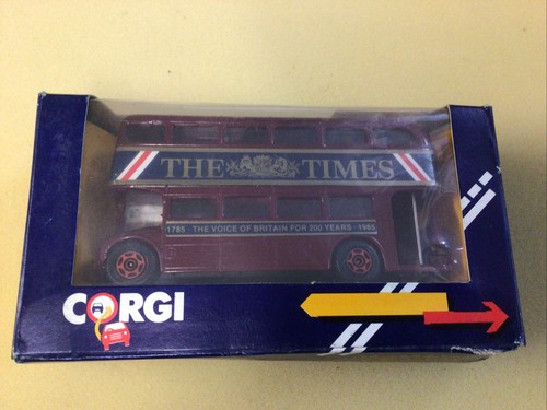 Corgi Routemaster Bus The Times 200 Years - Limited Box Selfridges 1984 ...