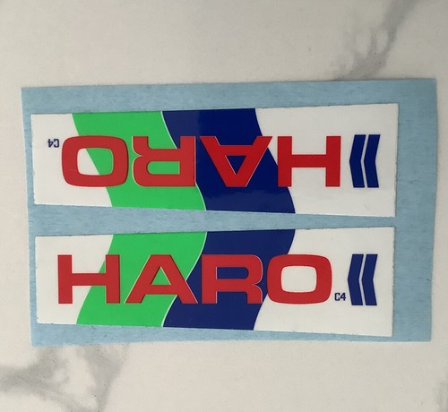 Old school BMX freestyle EARLY '85 White Haro MASTER FORK sticker ...