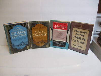 4 Book Lot: Modern Library Hardcover w D J Old & Rare Vintage Books ...