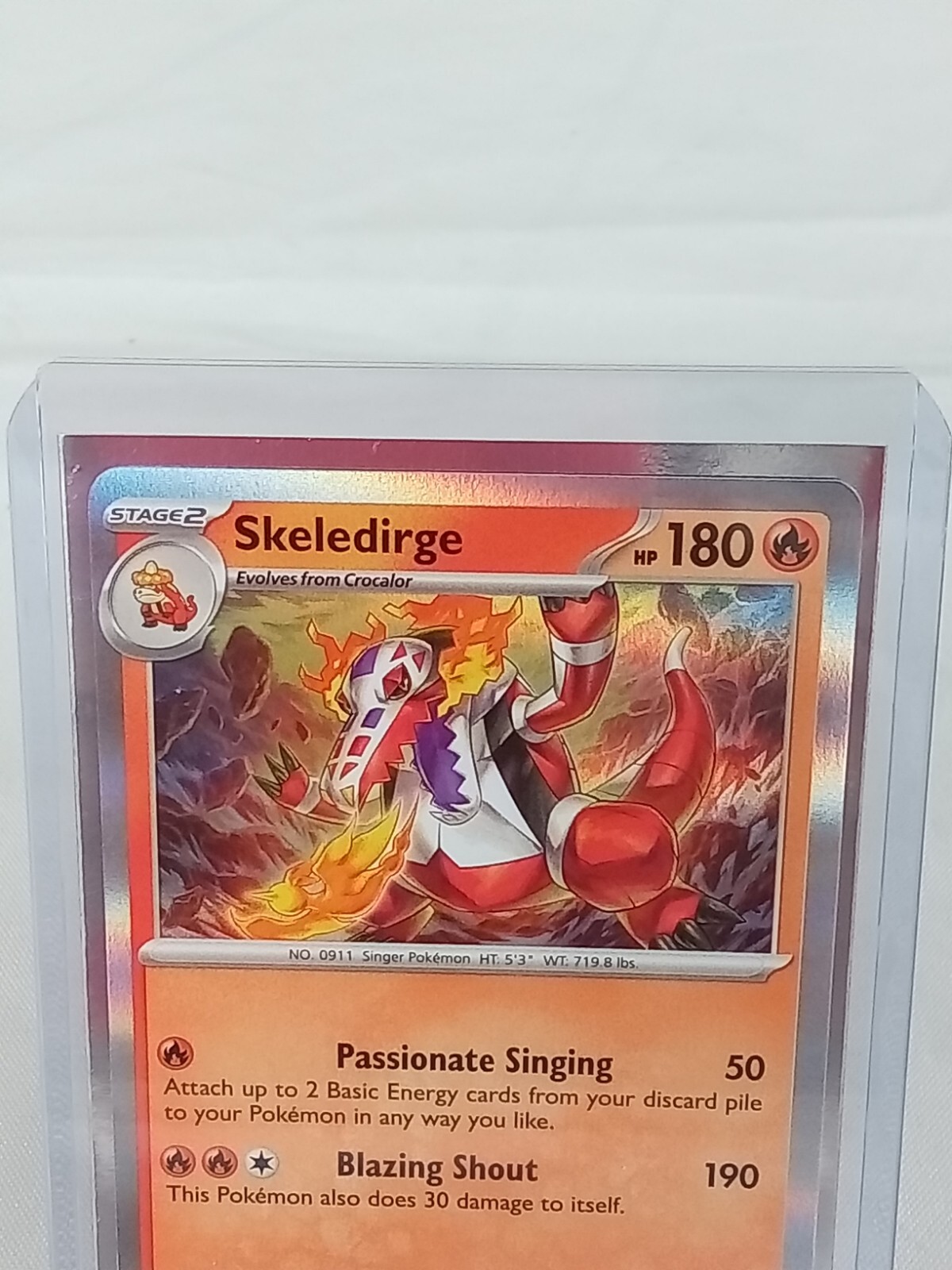 Skeledirge Hp 180 Holo #38 Pokémon Card 2023 | eBay