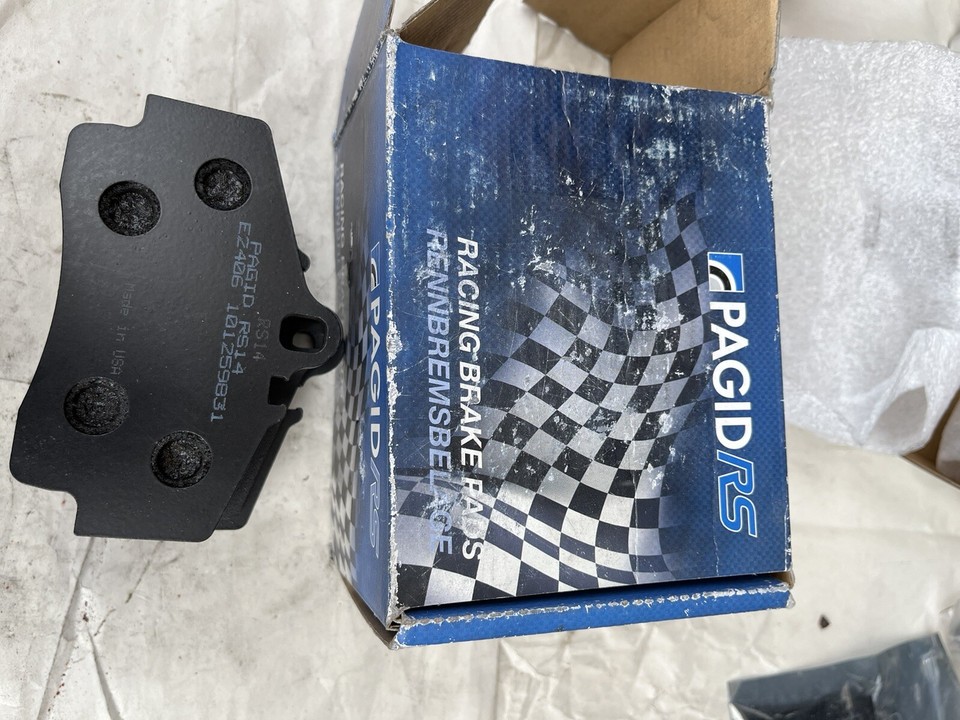 Pagid 2406 14 black compound pad set porsche new | eBay