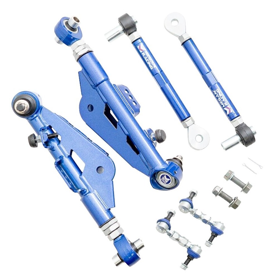 Megan Blue Front Lower & Rear Lower Control Arm For 95-98 240SX S14 S15 ...