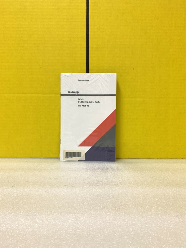 Tektronix 070-9408-01 P6243 1 GHz 10X Active Probe Instructions | eBay