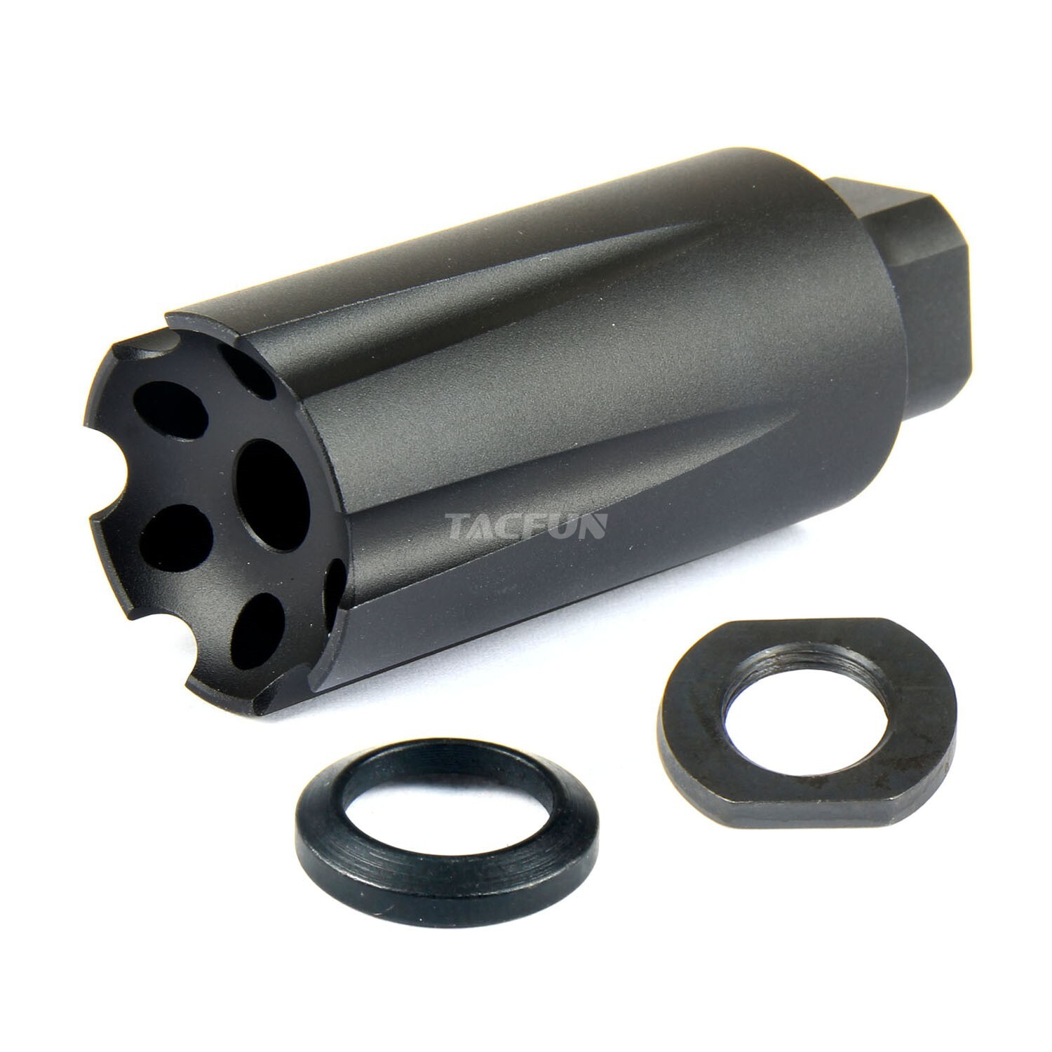 Muzzle Brake 1/2x28 TPI Linear Compensator for .223 .22lr 556 /w Washer ...