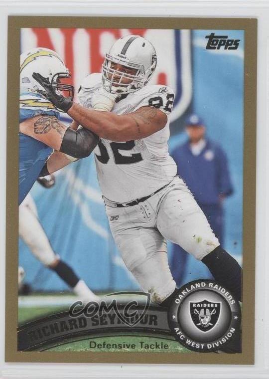 2011 Topps - Gold #423 Richard Seymour /2011 for sale online | eBay