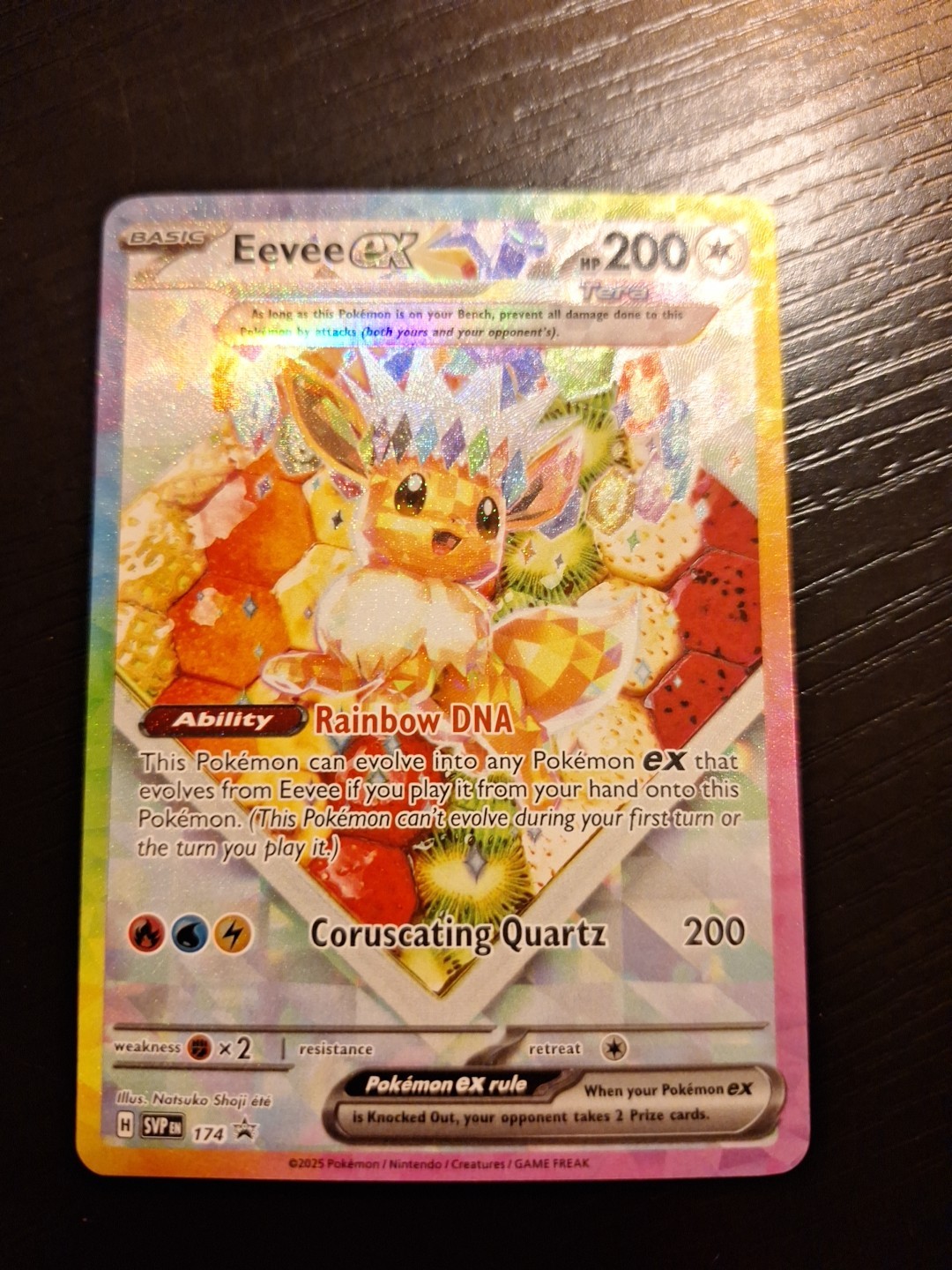 Eevee ex 2025 Scarlet & Violet: Black Star Promo #SVP174 Super-Premium ...