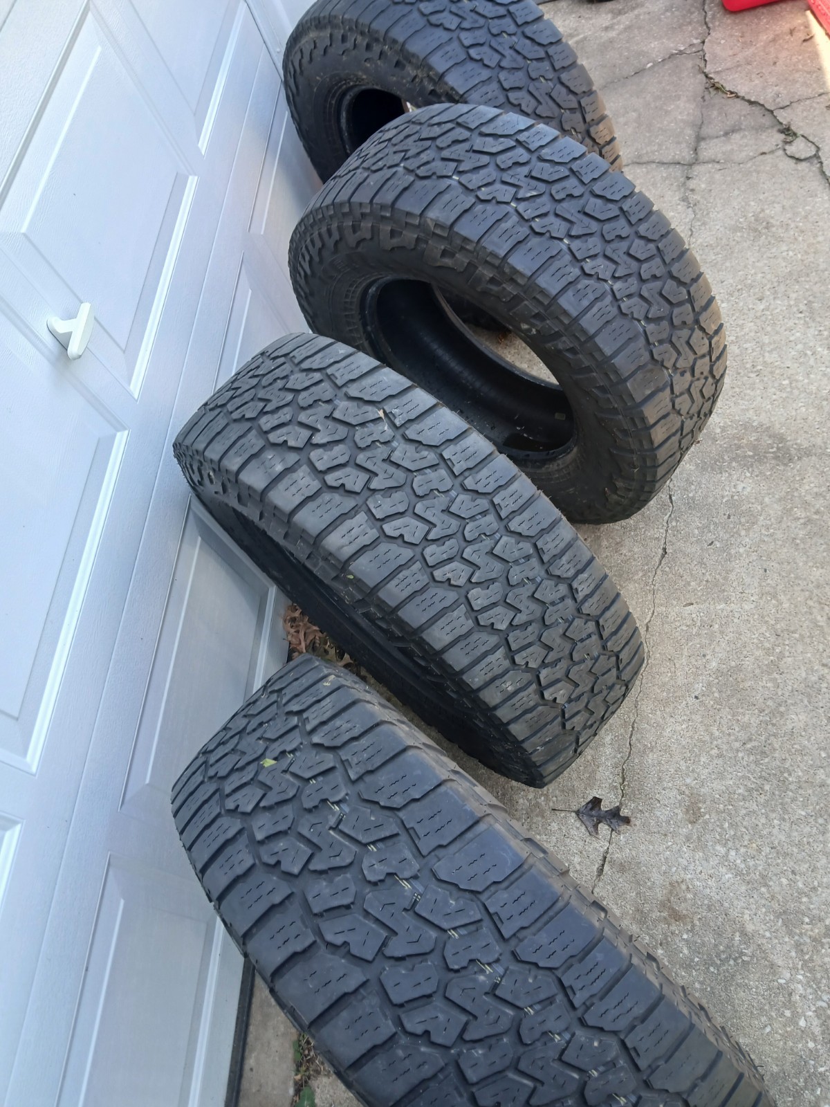 Set of all terain falken tires 265/75R17 for $150 or best offer. | eBay