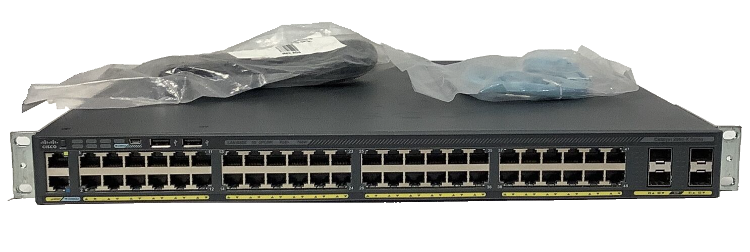 Cisco Catalyst 2960-X Series 48 Port Gigabit Switch WS-C2960X-48FPS-L ...