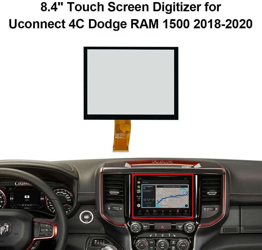 Touch Screen Glass Digitizer 8.4 Inches For Dodge 2017-2020 Charger ...