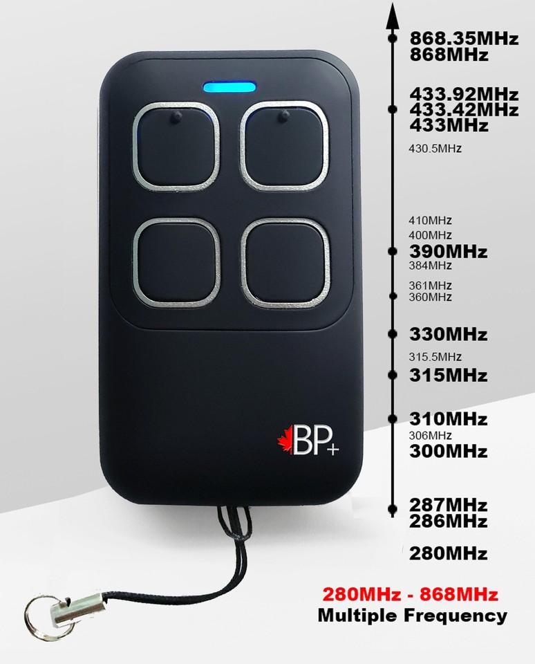 Multi-Frequency Universal Garage Remote Control Duplicator 433 868 315 ...