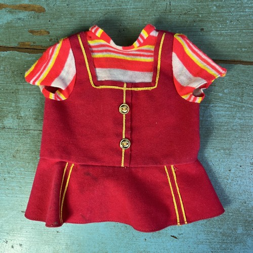 Vintage Talking Baby First Step Doll Red Dress Original 1967 Mattel ...