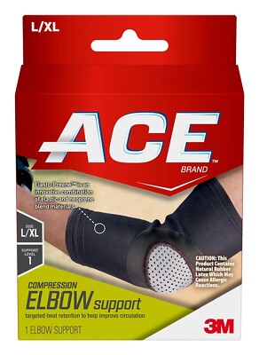 ACE ELBOW SUPPORT ELASTO-PREENE LARGE/X-LARGE , SUPPORTS-BRACES | eBay