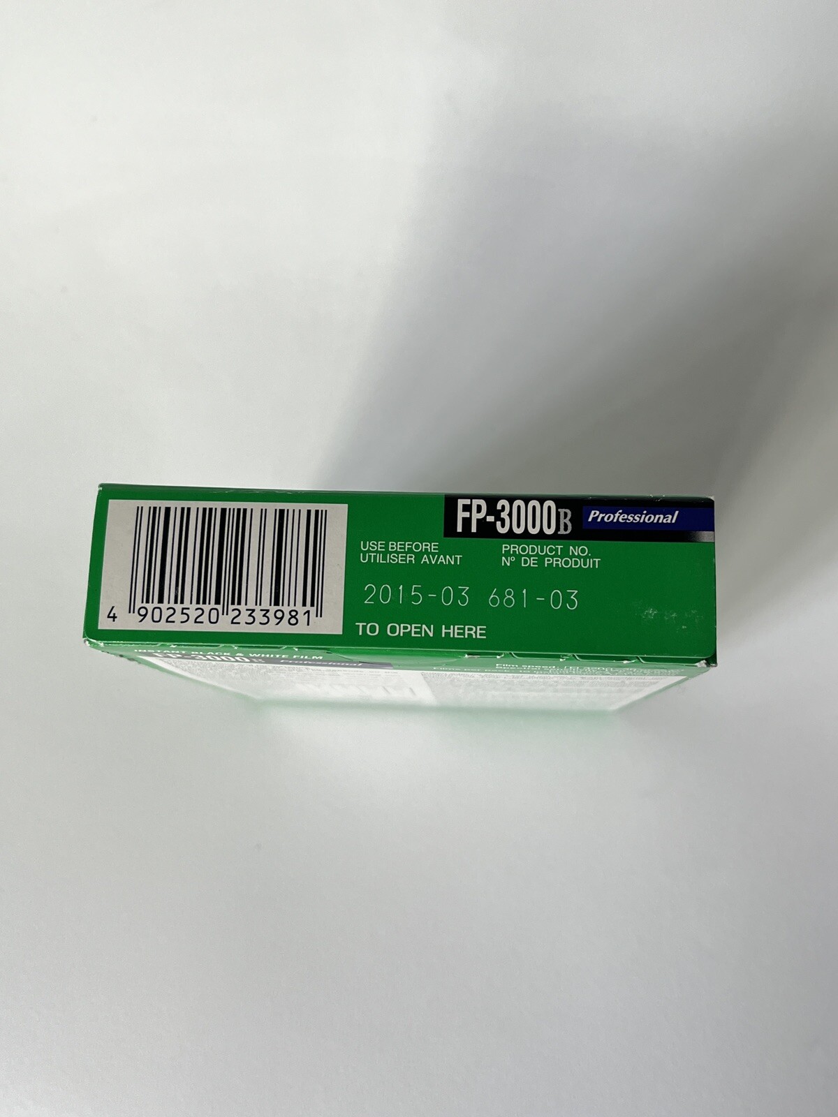 Fujifilm FP-3000B Professional Instant Black & White film Exp 2015 Cold ...