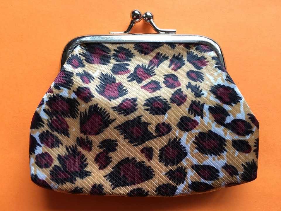 COIN PURSE leopard print party favor stocking stuffer christmas gift ...