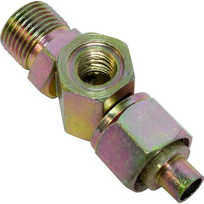 MALE O RING TO FEMALE O RING #6 STRAIGHT ADAPTER A/C FITTING W/SWITCH ...