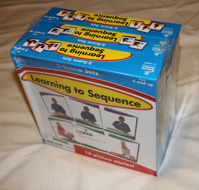 Carson Dellosa CD356 - Learning To Sequence 3, 4 & 6 Scene Combo Set Educational | eBay
