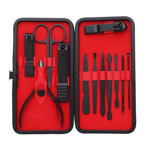 12Pack Pedicure / Manicure Set Nail Clippers Cleaner Cuticle Grooming ...