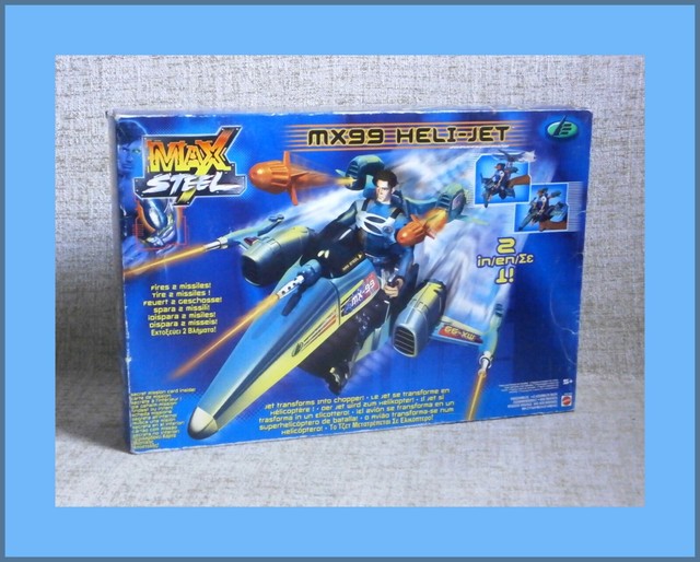 Vintage Mattel 2001 Max Steel Mx99 Heli-jet Vehicle for sale online | eBay