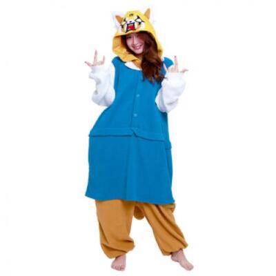 SAZAC Aggretsuko Costume Aggressive Retsuko Kigurumi Cosplay Unisex ...