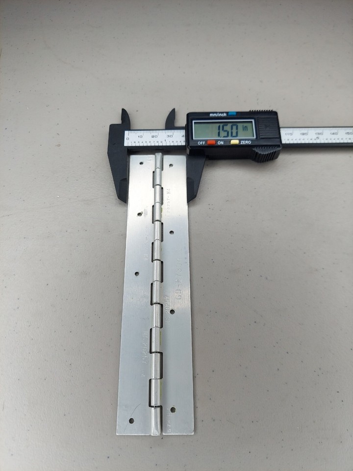 Military Standard Aircraft Aluminum Piano Hinge 6.5” Long P/N: MS20257 ...