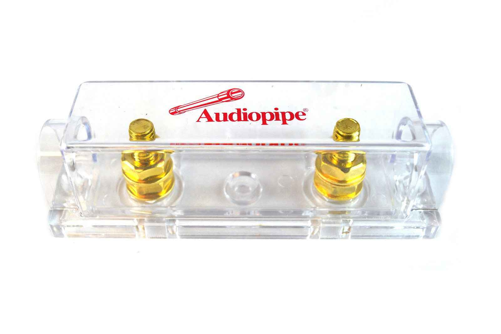Audiopipe Heavy Duty ANE ANL 24 Kt Gold Finish Fuse Holder Block CQ ...